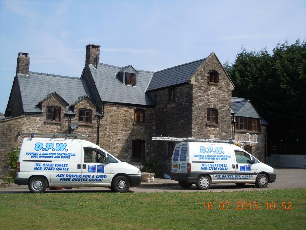 New Tiled Roof | Tiled Roof Repairs – DPW Roofing Newport South Wales